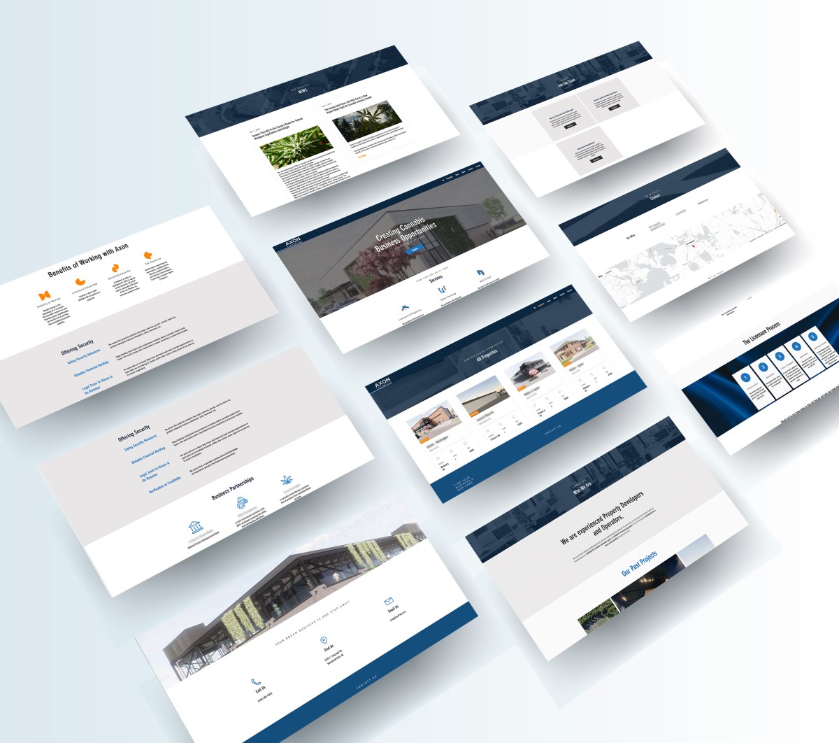 Axon Properties Website – Jaime Rowland Design